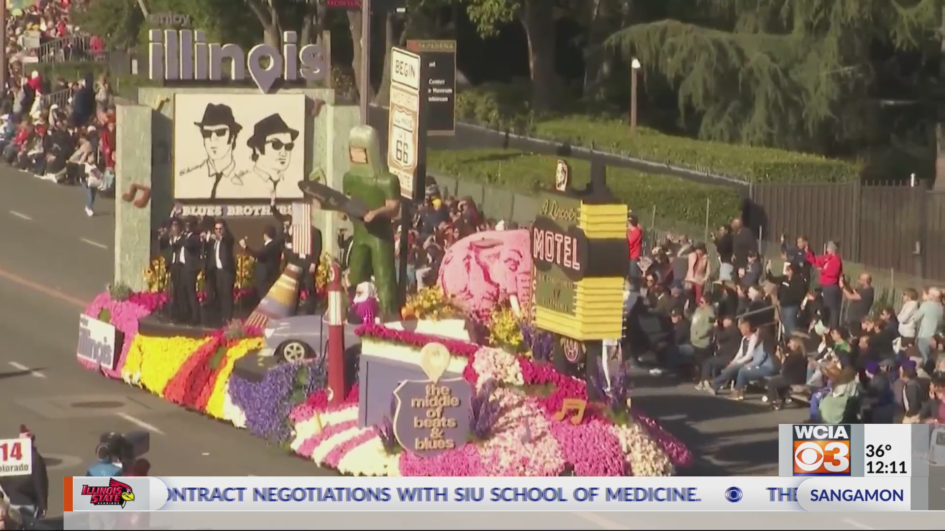 Rose Bowl float showcases Illinois and Route 66 – WCIA.com