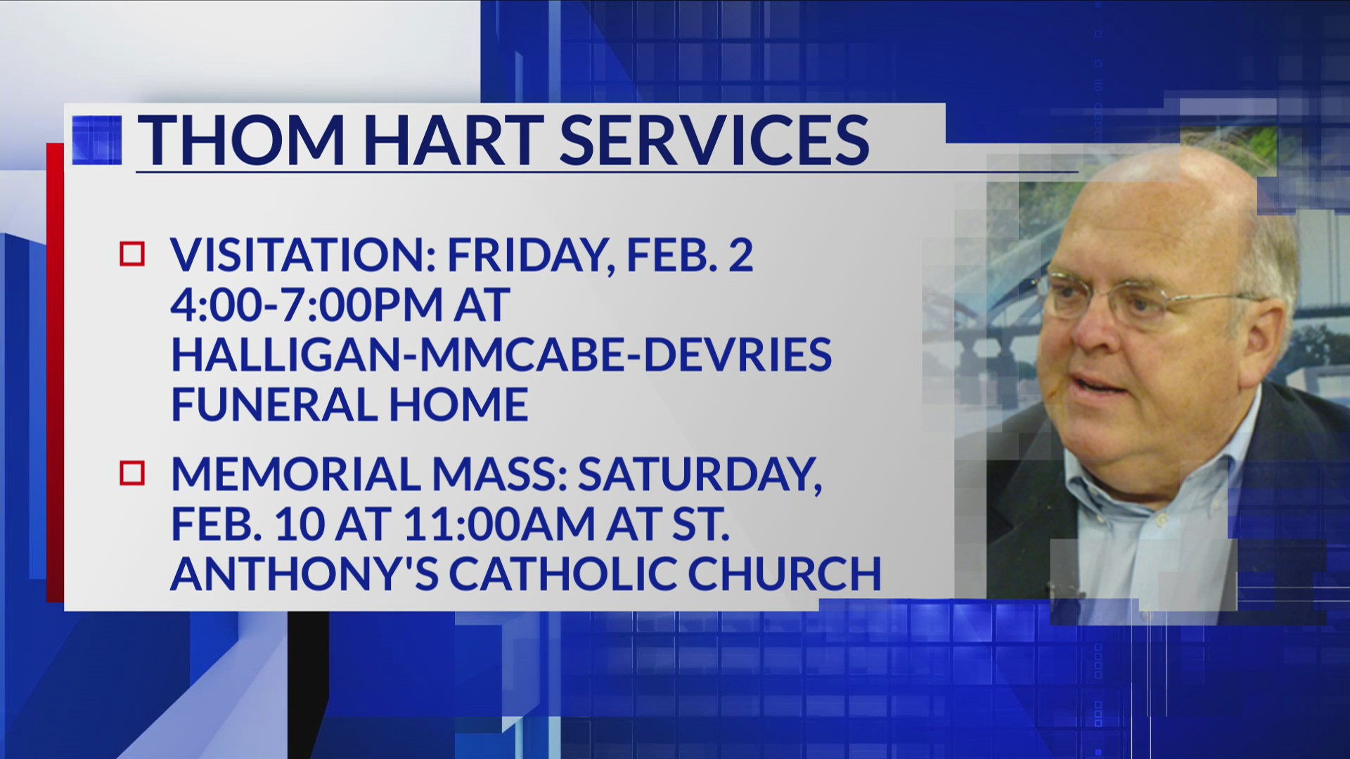 Former Davenport mayor Thom Hart dies – WHBF – OurQuadCities.com