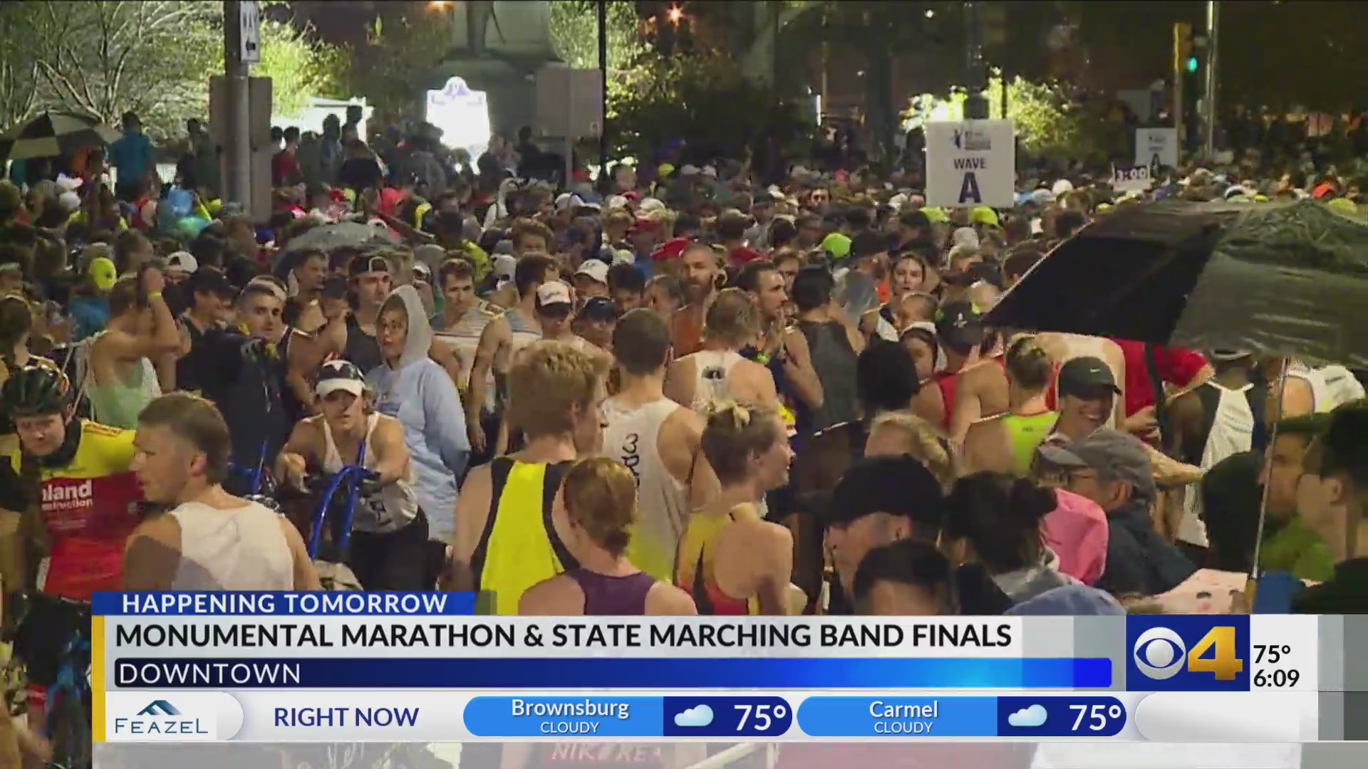 Monumental Marathon and State Marching Band Finals – Fox 59