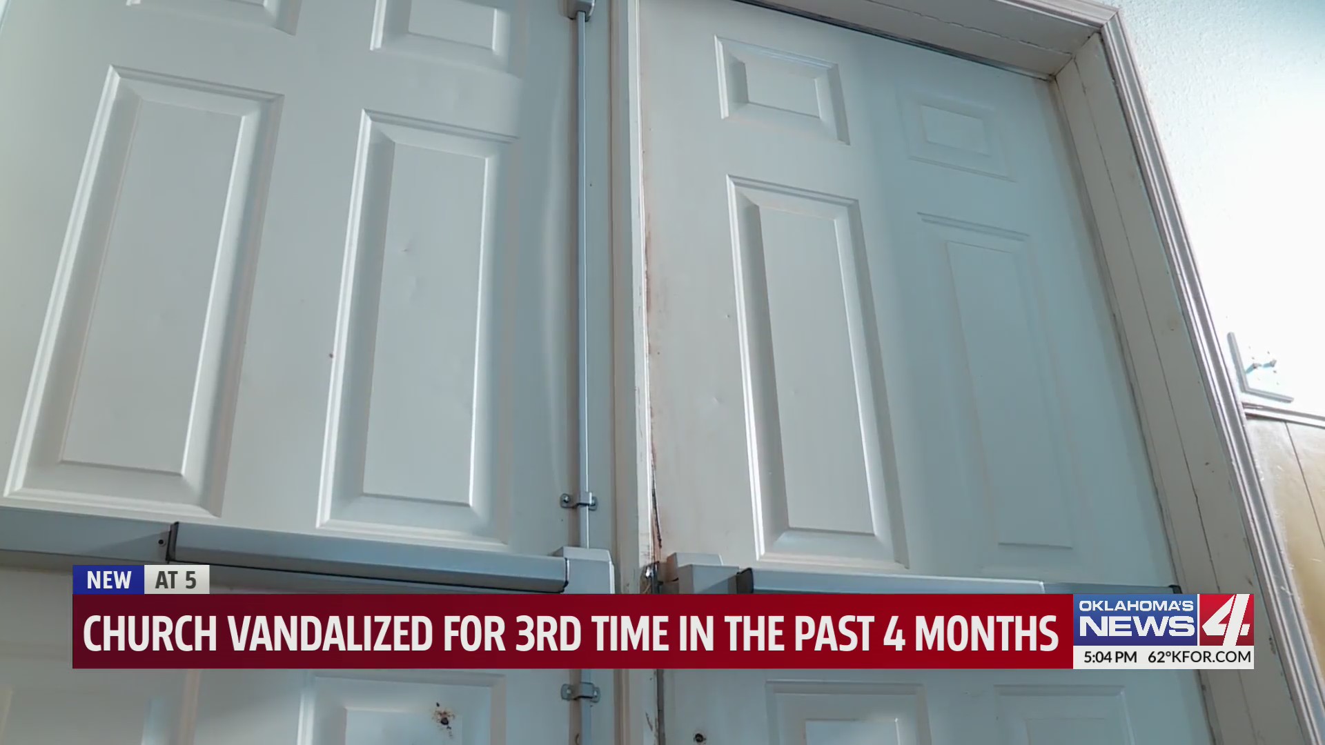 Church vandalized for 3rd time in the past 4 months – KFOR.com Oklahoma ...