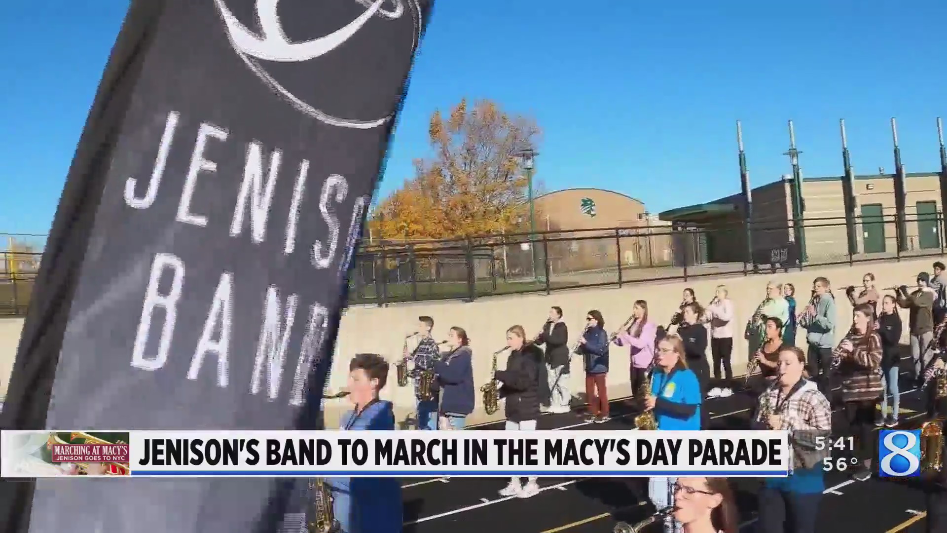 Community celebration to send off Jenison Marching Band to NYC – WOODTV.com