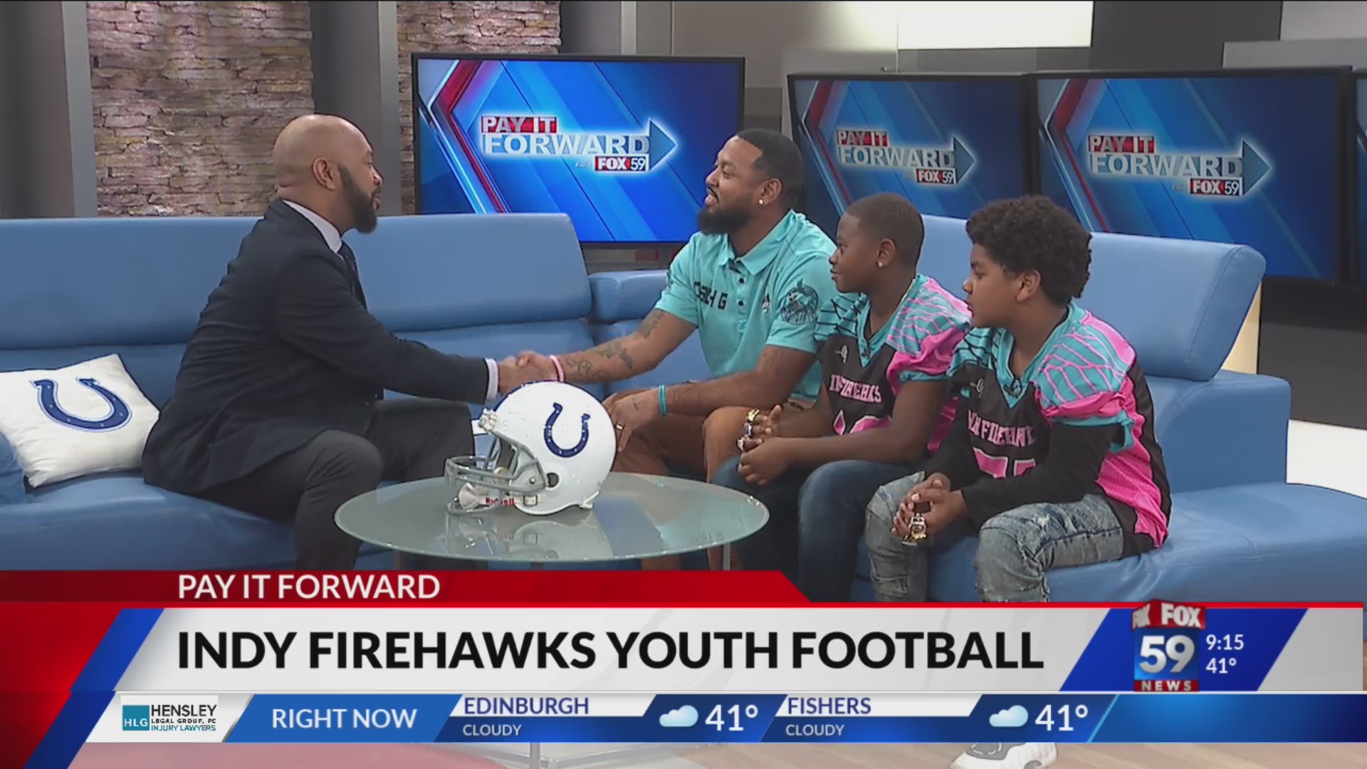 PIF Indy Firehawks Youth Football Team – Fox 59