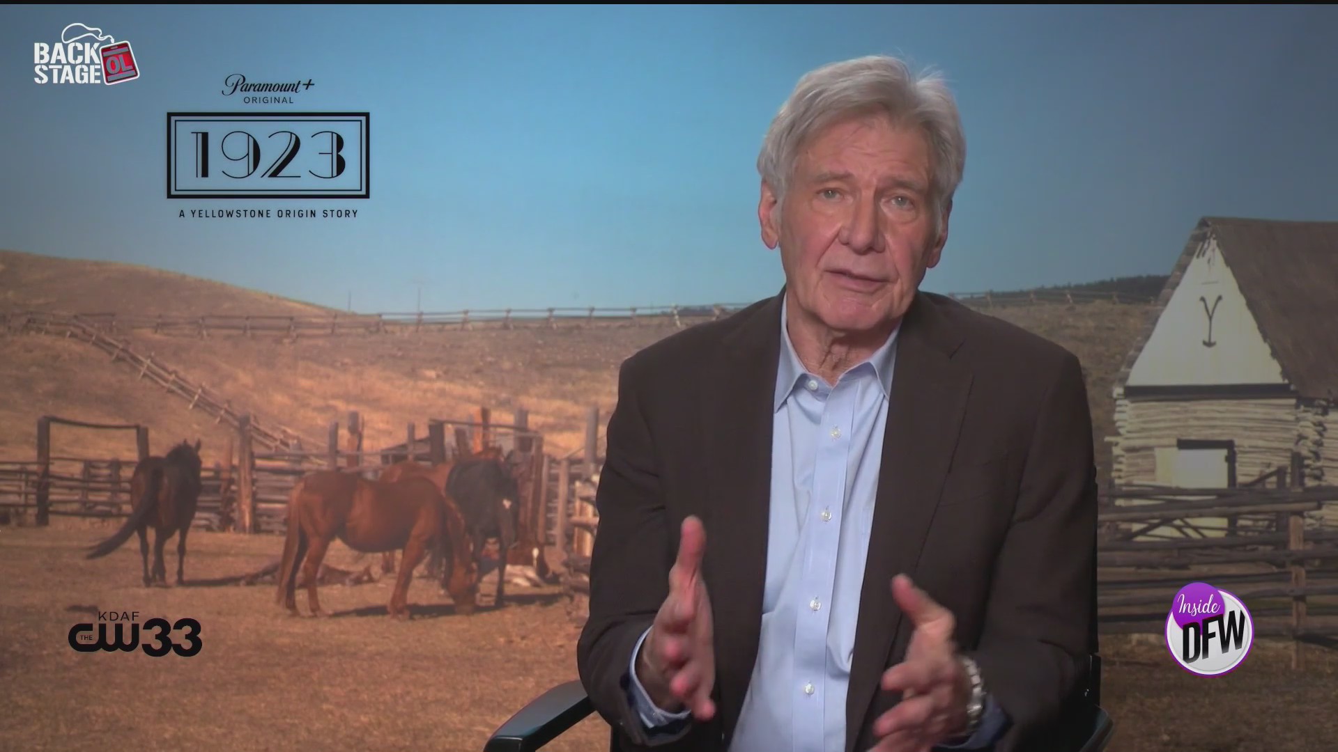Interview with the legendary Harrison Ford on new show 1923 – CW33 ...