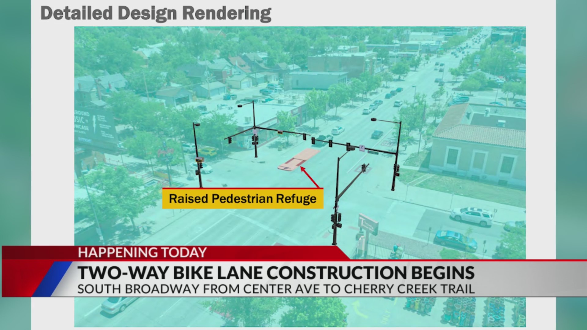 Construction begins on 2-way bike lane on Broadway – FOX31 Denver
