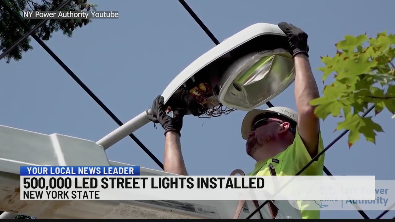 500,000 LED street lights installed – NEWS10 ABC