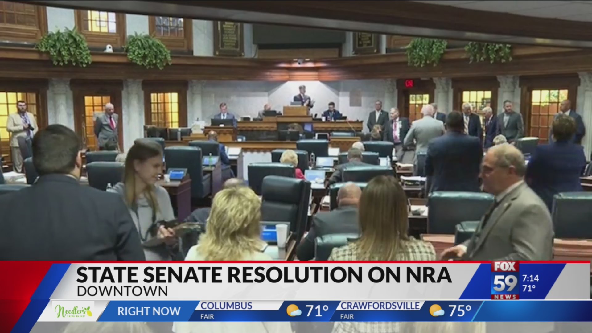 Indiana Senate Republicans honor NRA one day after Louisville mass ...