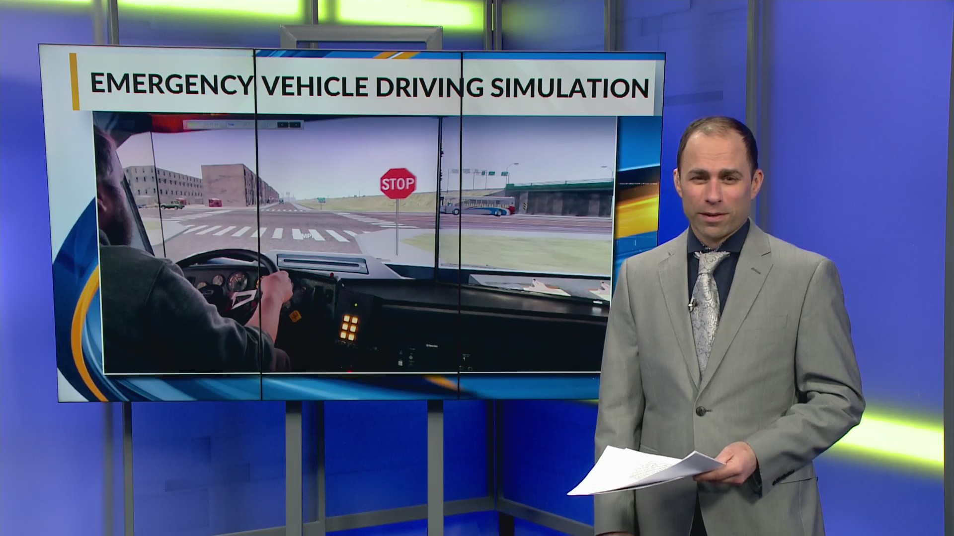 Emergency vehicle driving simulation – KX NEWS