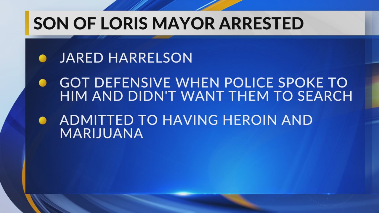 Loris mayor’s son facing drug charges after arrest during traffic stop ...