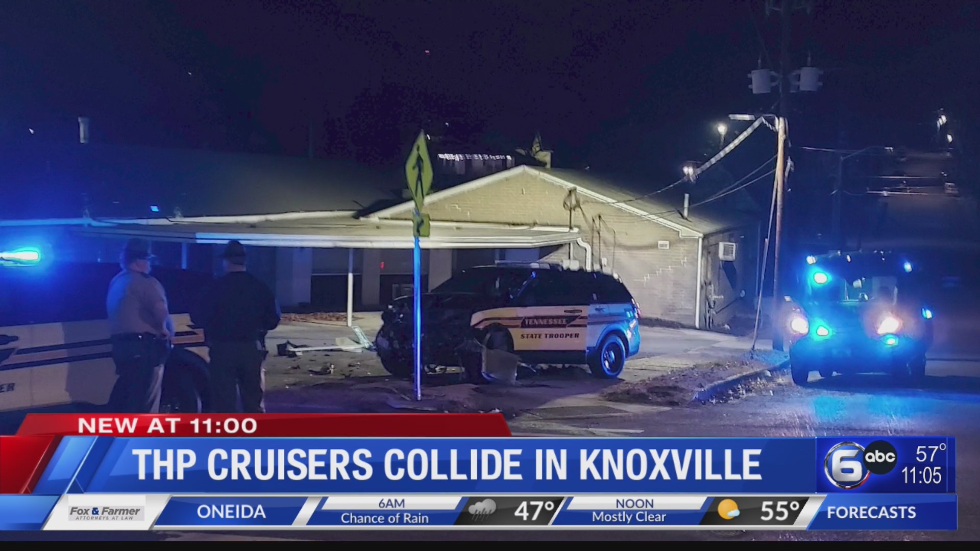 THP cruisers collide in Knoxville, no injuries reported – WATE 6 On ...