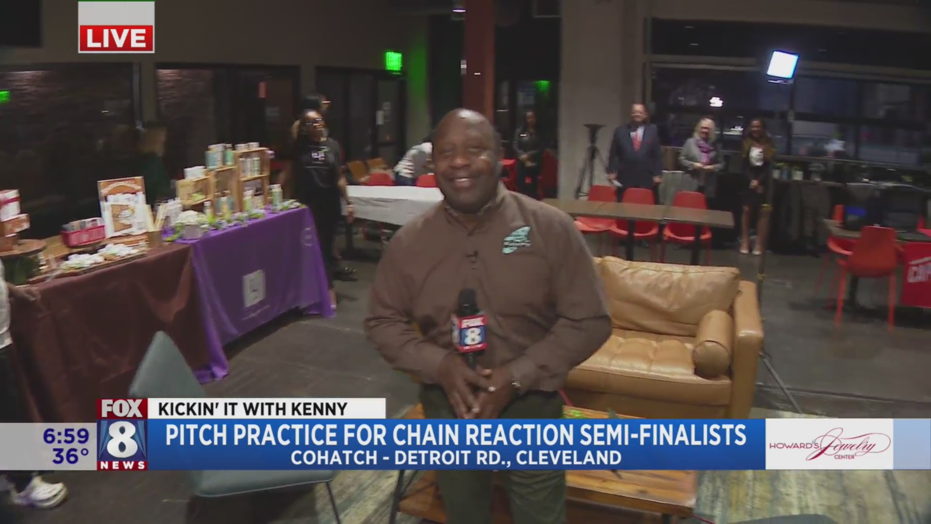 Kenny’s working at COhatch Ohio City with Cleveland Chain Reaction semi ...