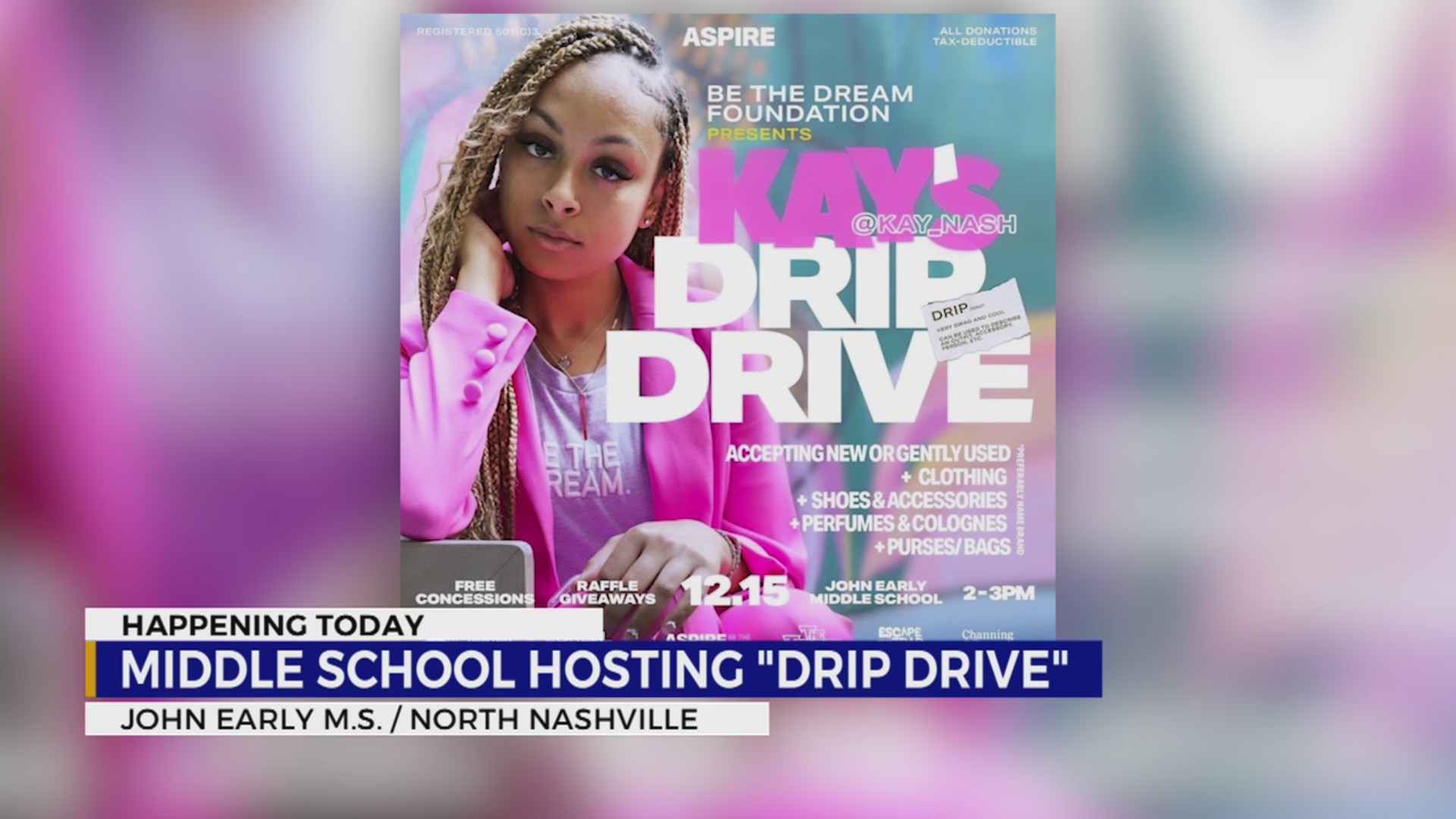 Nashville middle school hosts ‘drip drive’ – WKRN News 2