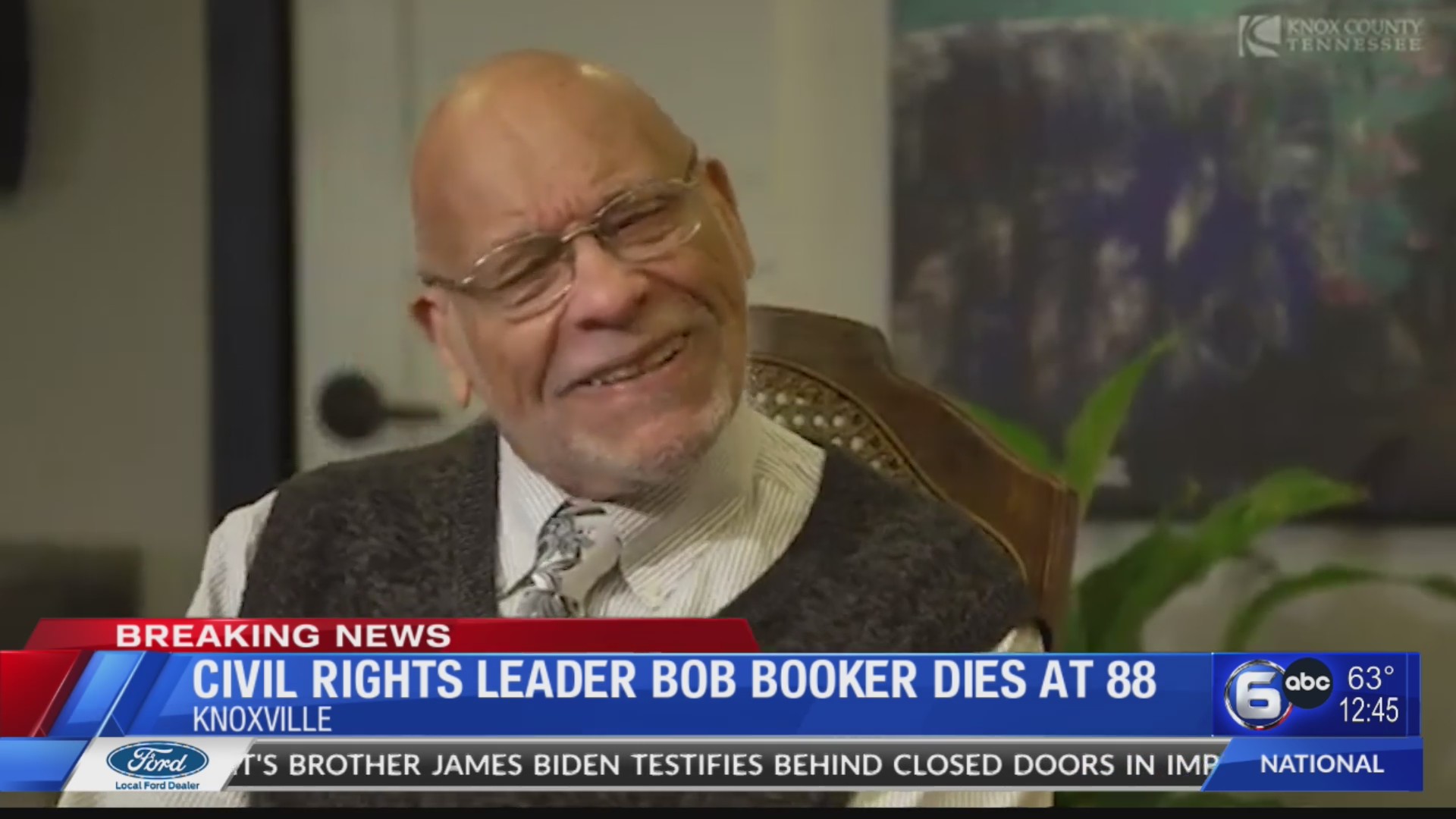 Civil Rights leader Bob Booker dies at 88 – WATE 6 On Your Side