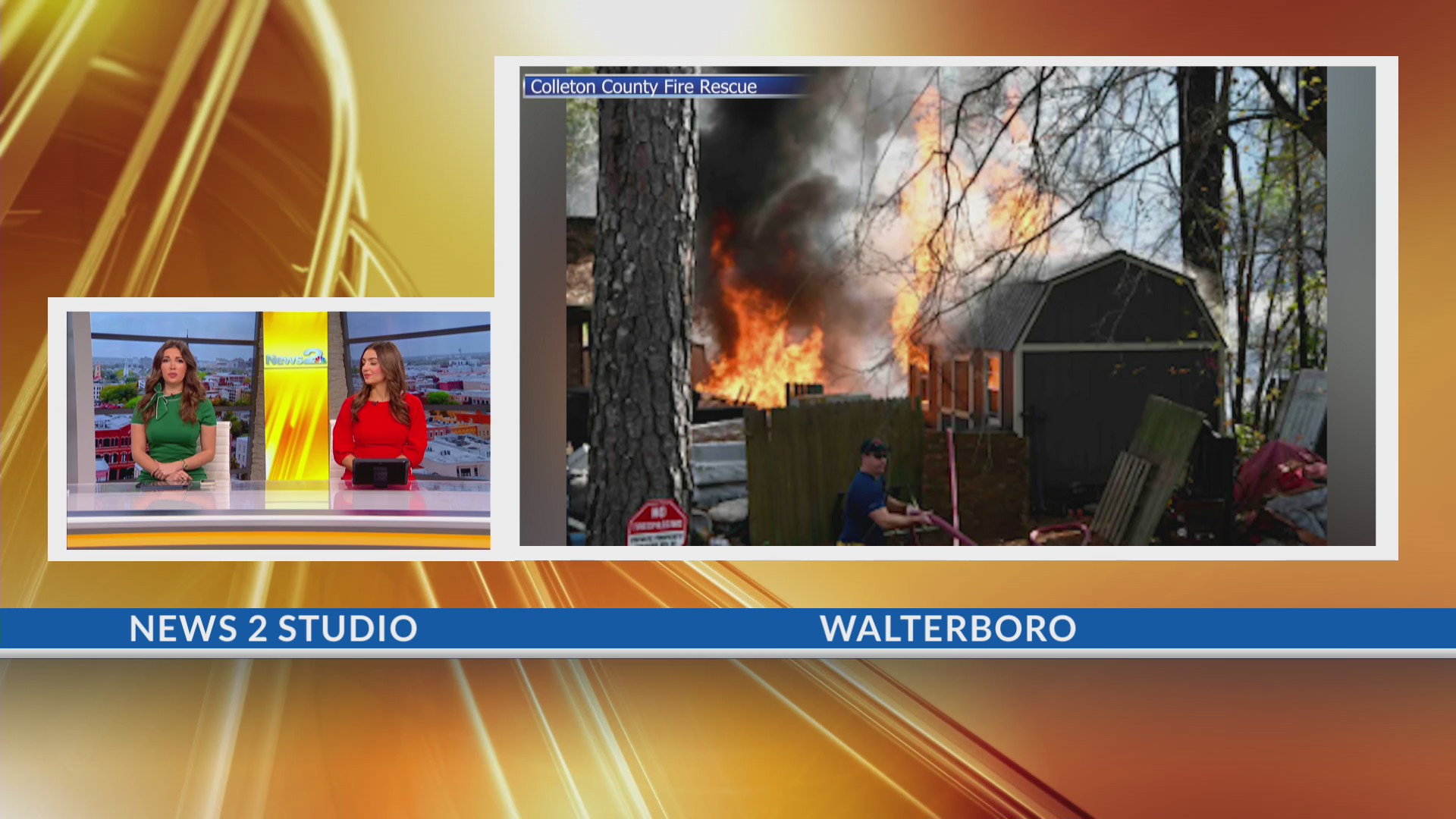 Fire burns storage buildings in Walterboro – WCBD News 2