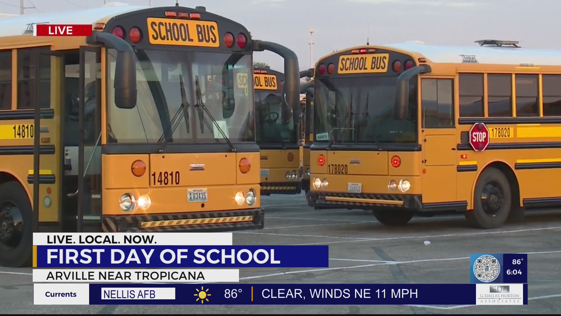 Buses roll out to take CCSD students back to class for new school year ...