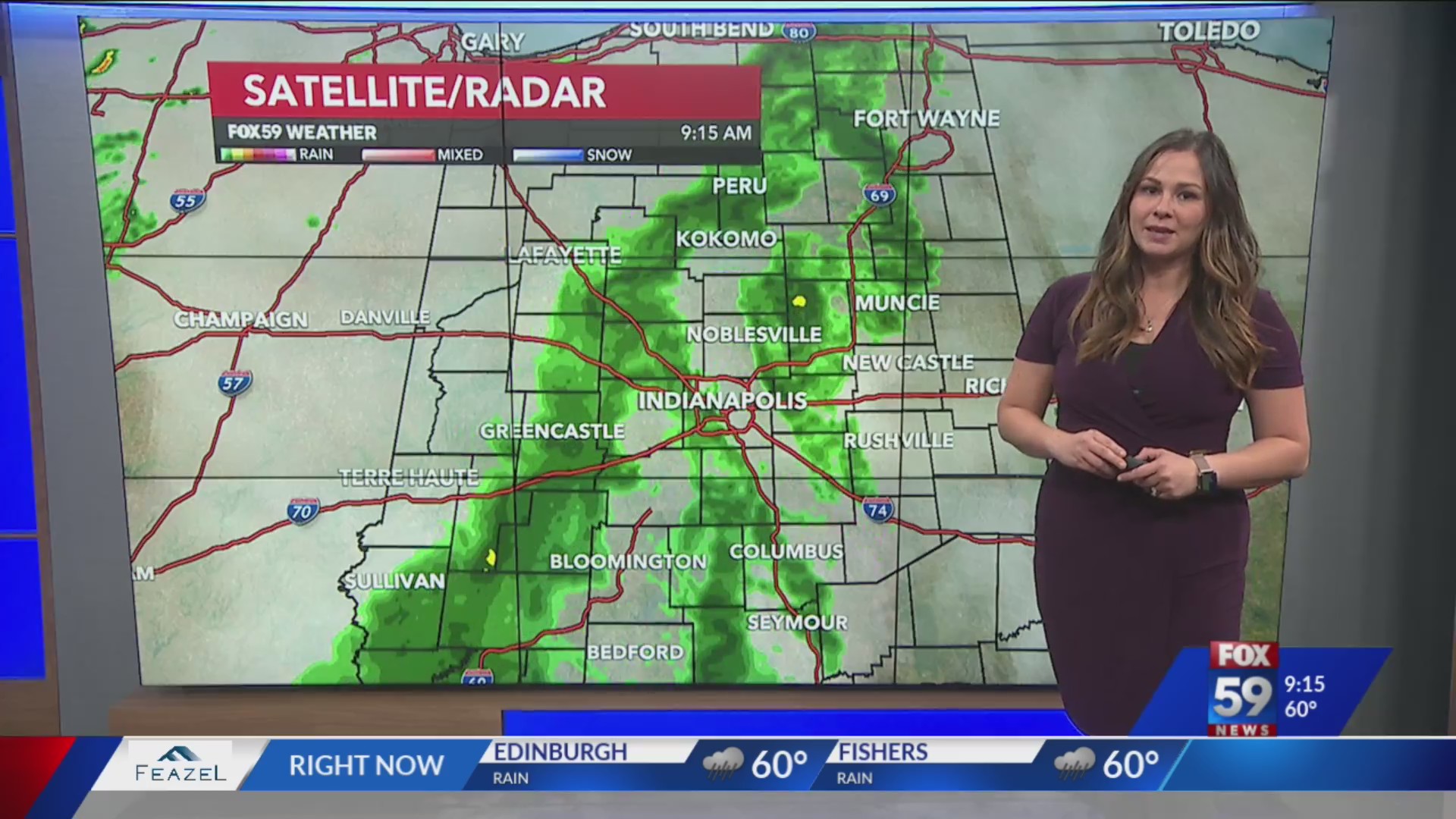 Wet and windy Saturday; sunshine returns Sunday – Fox 59