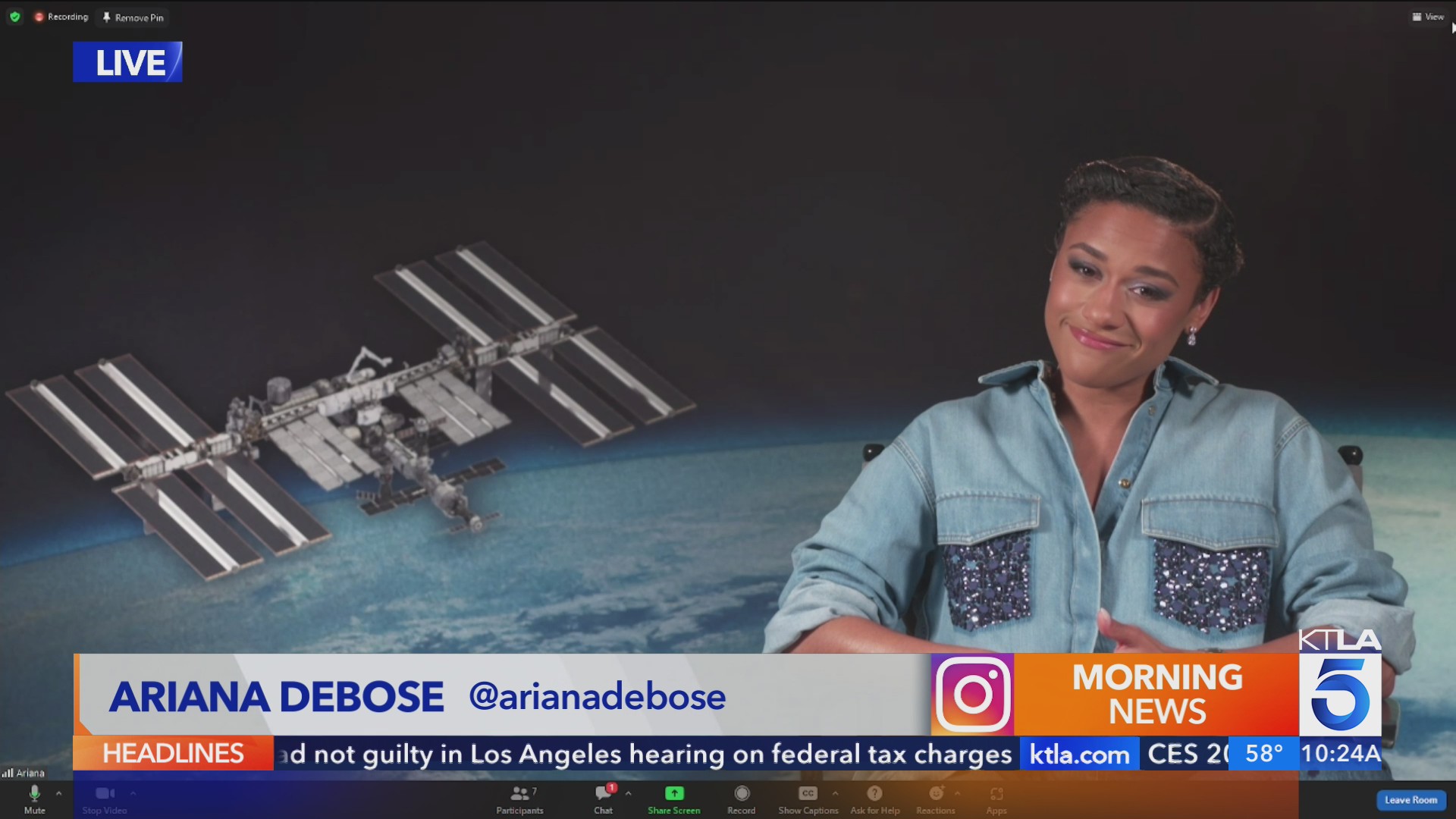 Ariana DeBose stars in the sci-fi thriller ‘I.S.S.’ – KTLA