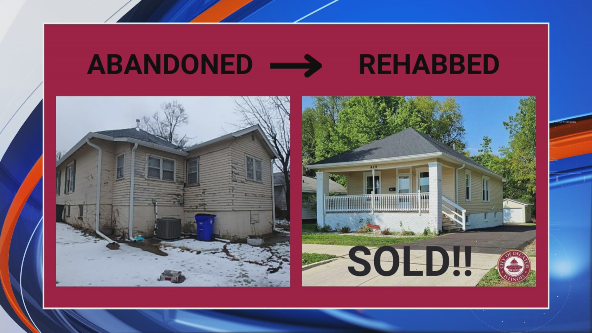 Decatur, land bank sell first rehabbed home under new program – WCIA.com