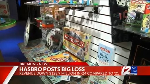 Hasbro posts $129M loss as it cuts workforce – WPRI.com