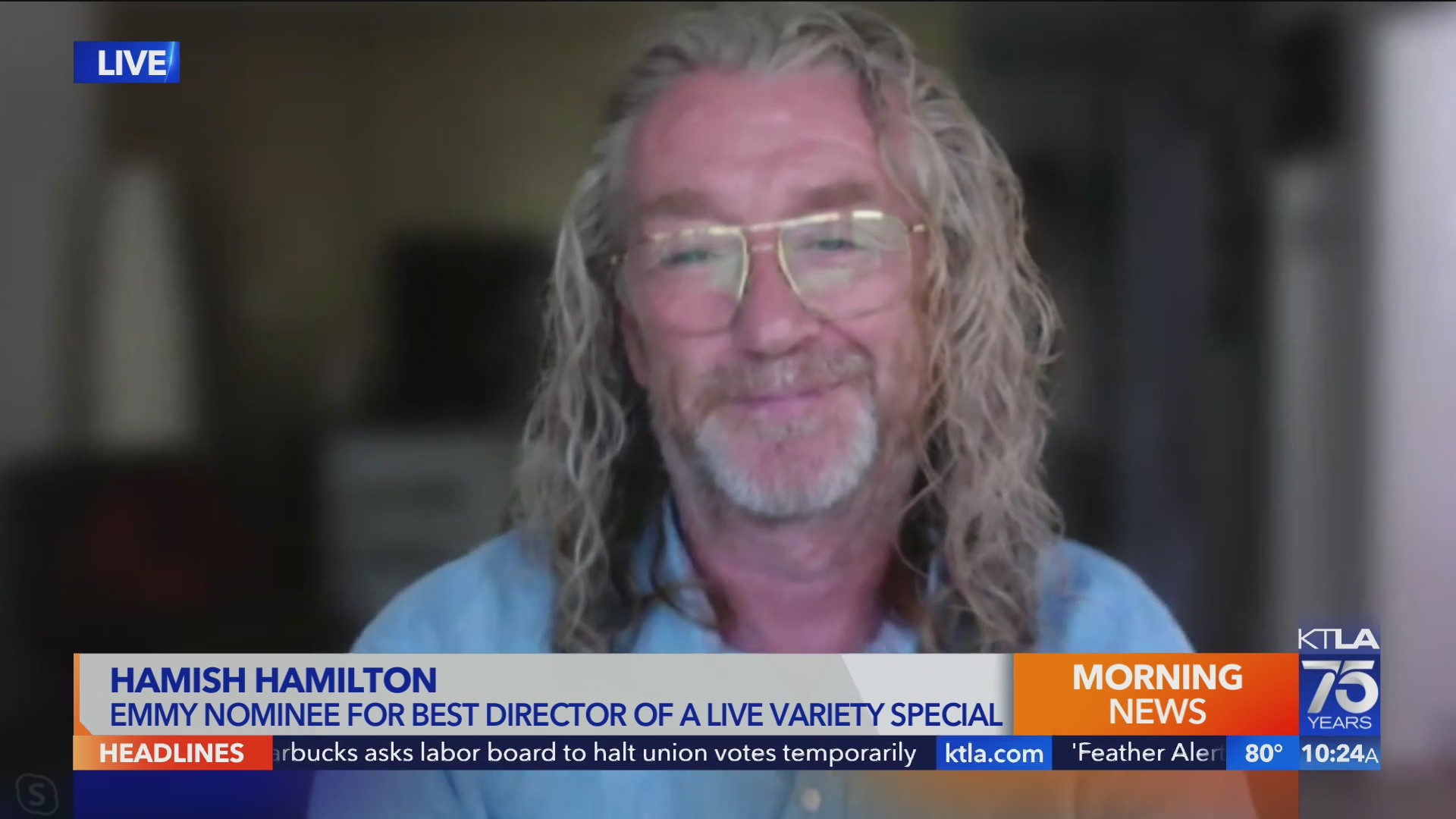Hamish Hamilton is Emmy nominated for ‘Best Director of a Live Variety ...