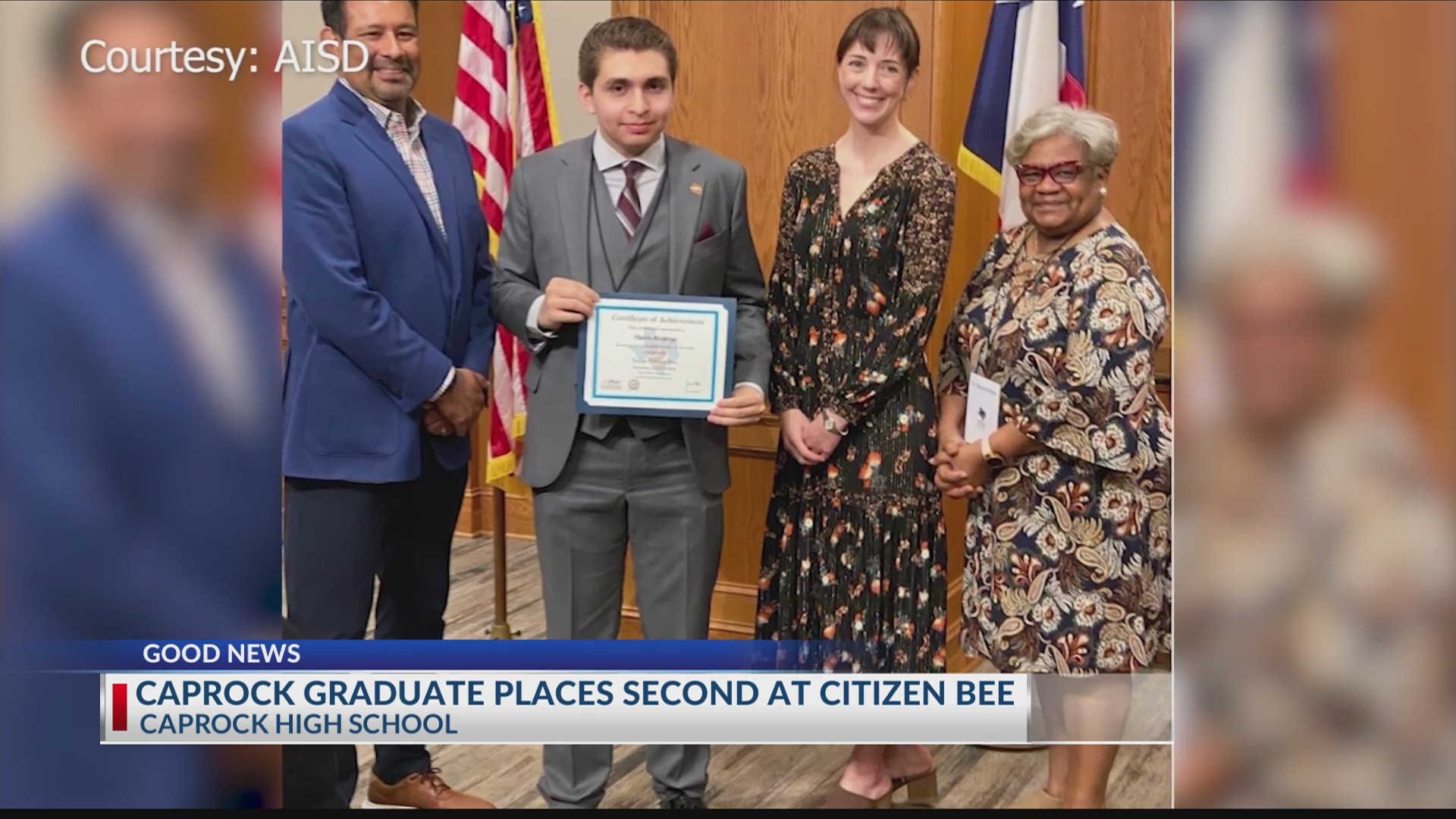 Caprock High School Senior places second at Citizen Bee state ...