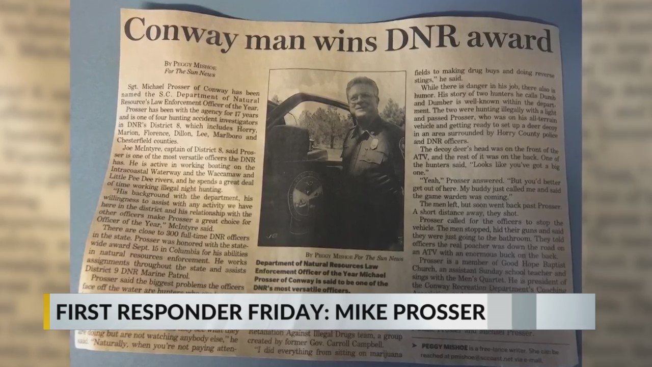 First Responder Friday: Mike Prosser – WBTW