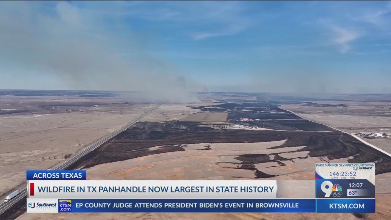 Texas Panhandle Fire Largest In State History Ktsm 9 News