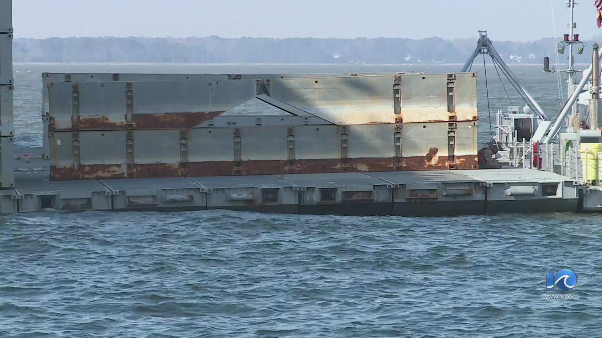 Army, Navy work together to prepare Gaza floating dock – WAVY.com