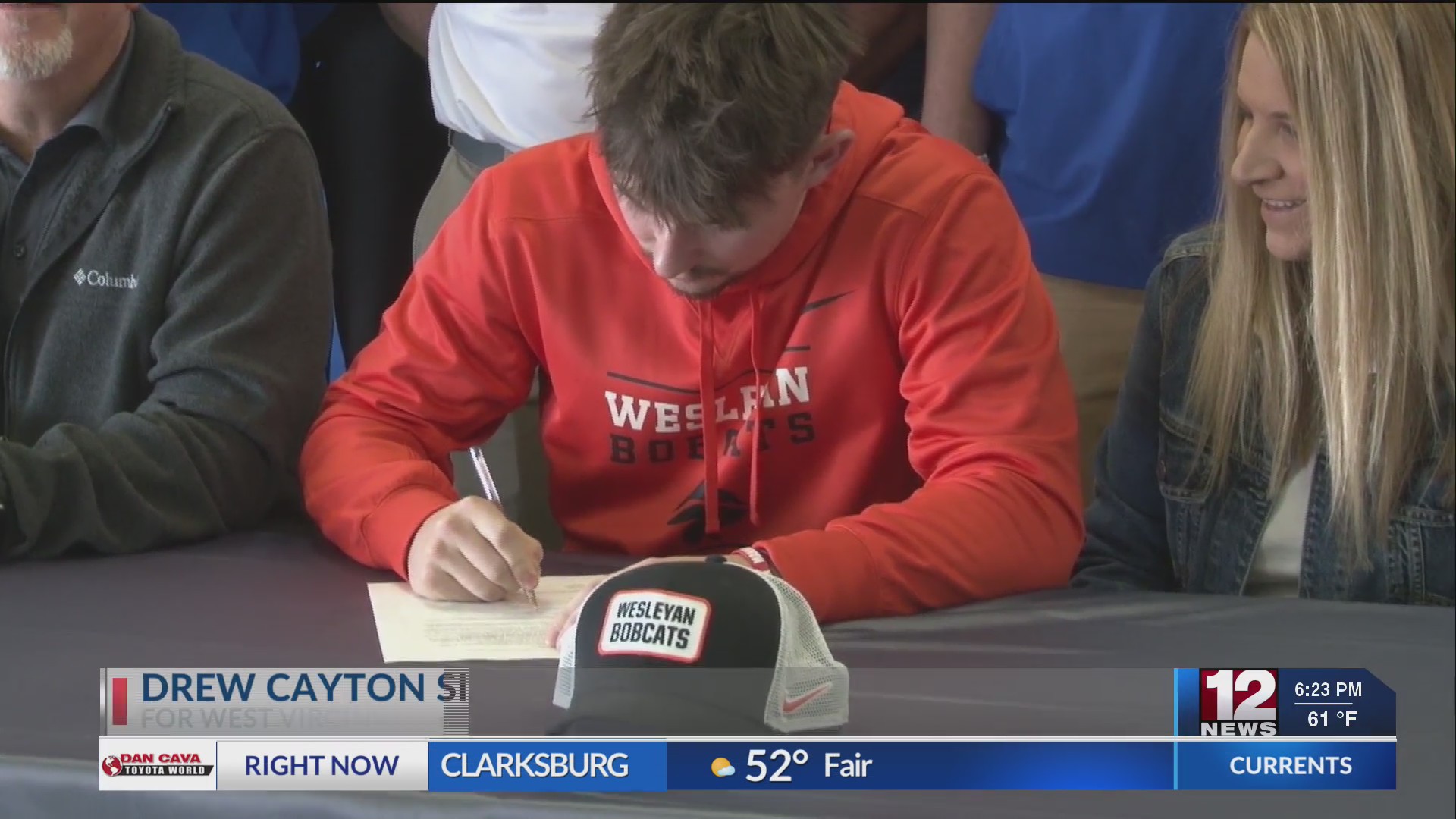 Drew Cayton signs letter of intent for WV Wesleyan – WBOY.com
