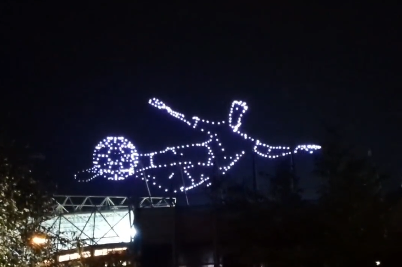 Newcastle United Stage drone show to celebrate return to European ...