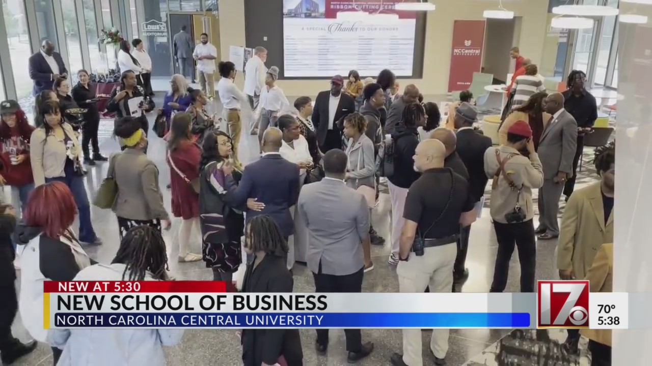New school of business at NCCU – CBS17.com