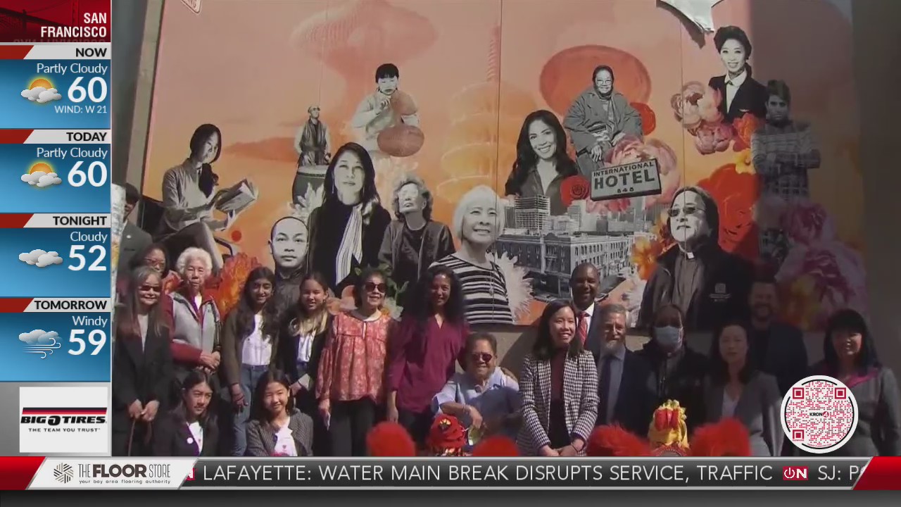 Chinatown mural depicts 12 AAPI community heroes – KRON4