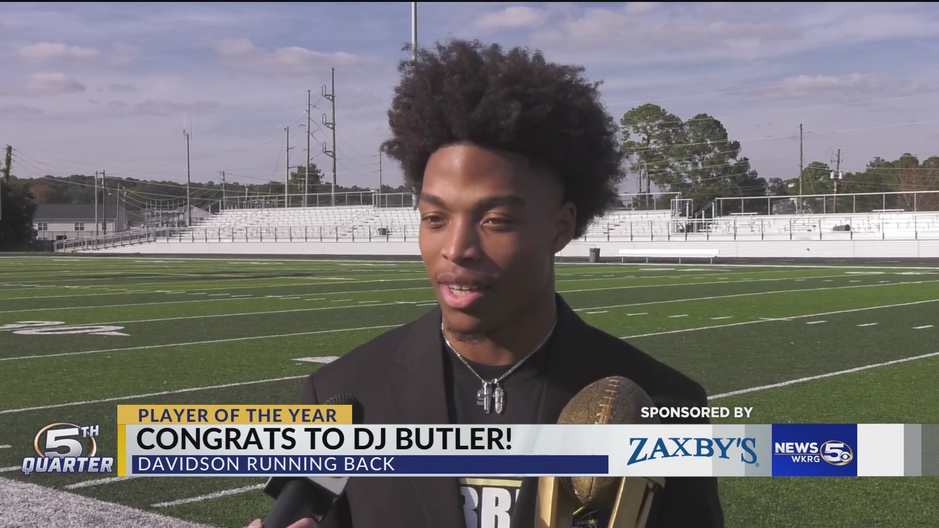 Zaxby’s Player of the Year: Derrick “DJ” Butler, Davidson RB – WKRG News 5