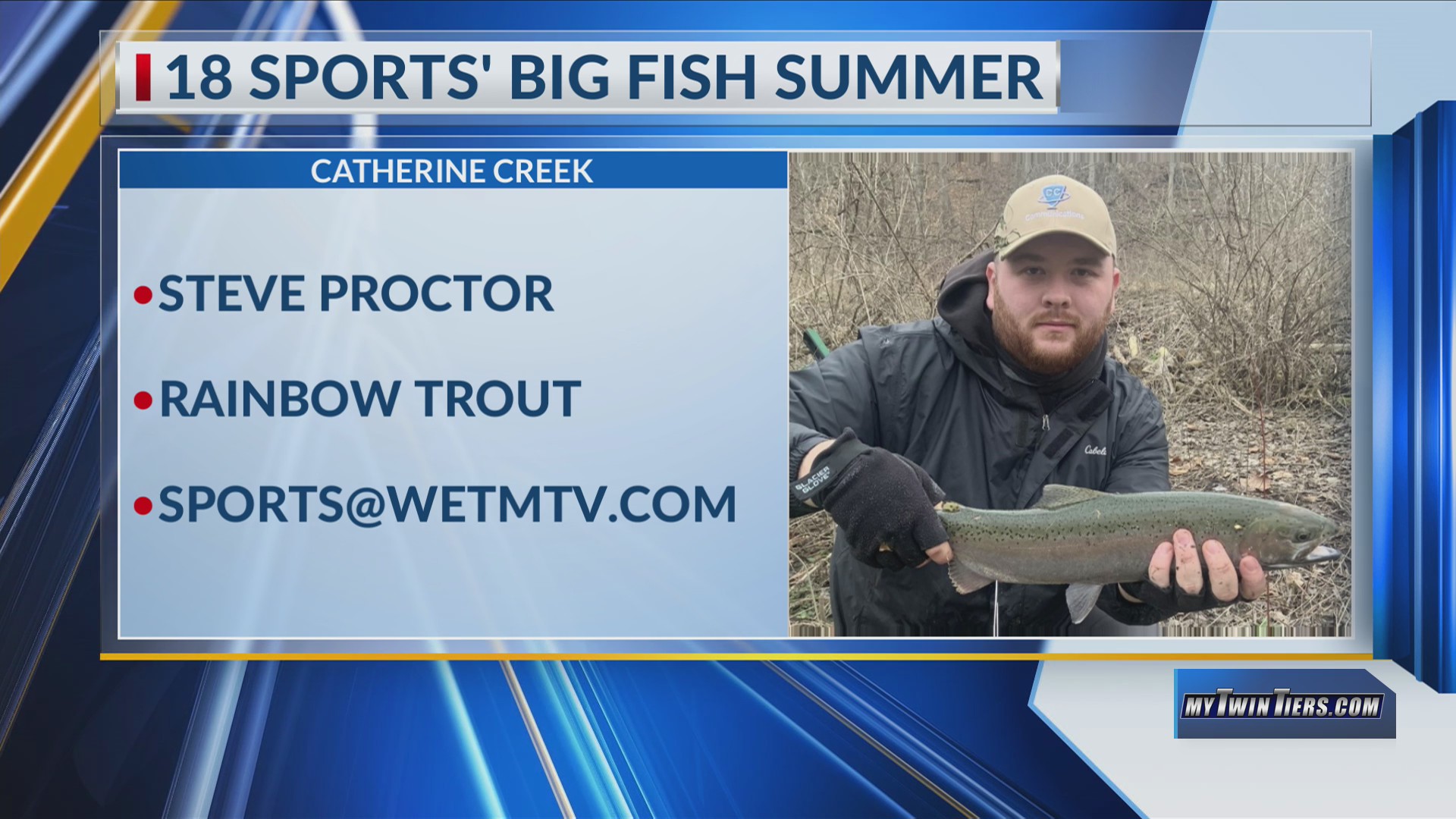 18 Sports’ Big Fish Summer – Steve Proctor – WETM – MyTwinTiers.com