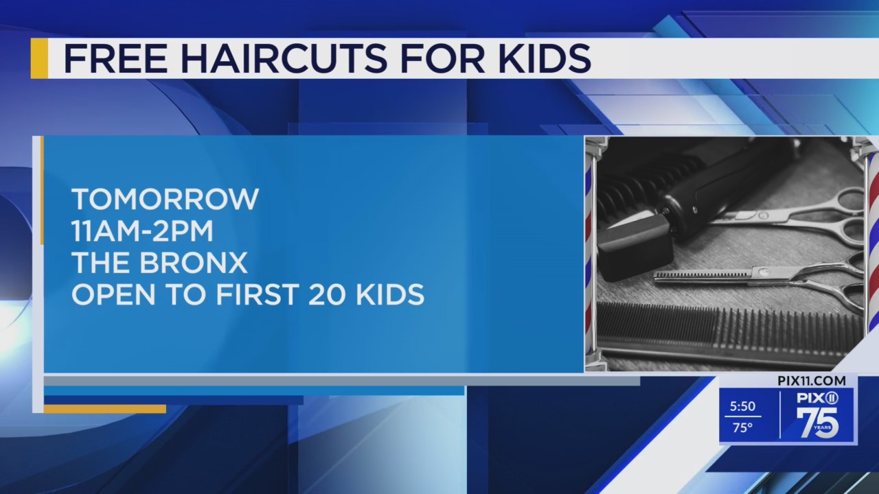 Barbers to give free haircuts to kids at Bronx event – PIX11