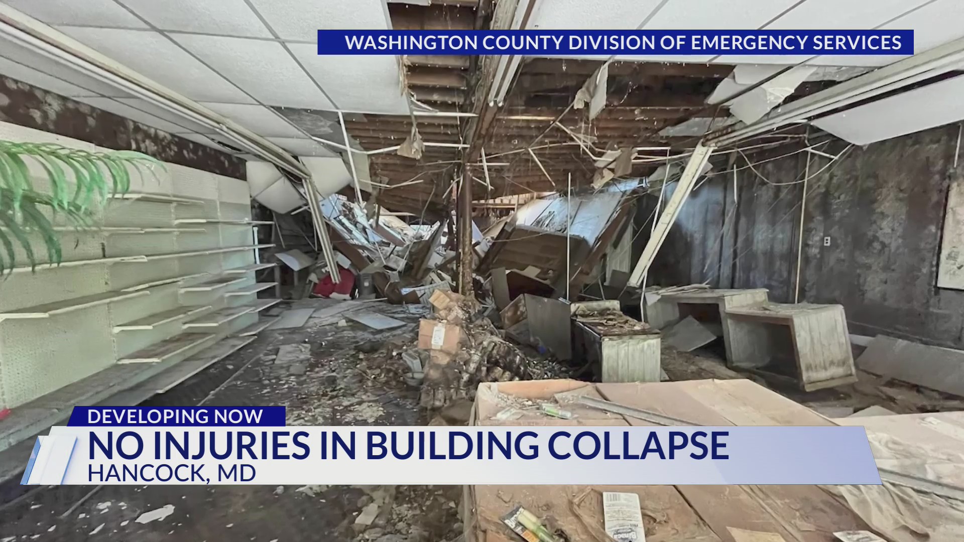 No injuries in building collapse – DC News Now | DC, Virginia, Maryland ...