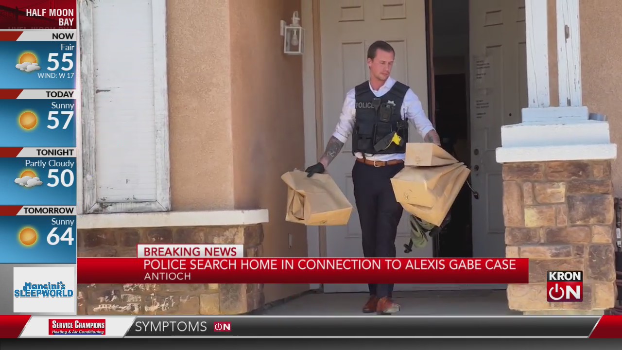 Police search home in connection to missing Alexis Gabe’s case – KRON4