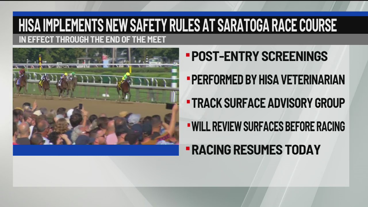 HISA implements new safety rules at Saratoga Race Course – NEWS10 ABC