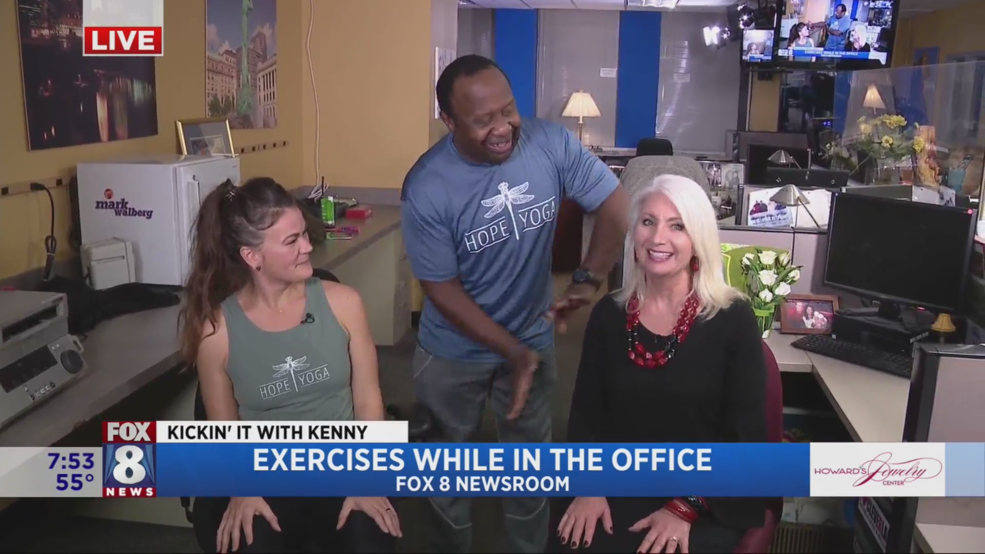 Simple exercises you can do at your desk – Fox 8’s Patty Harken gets a ...