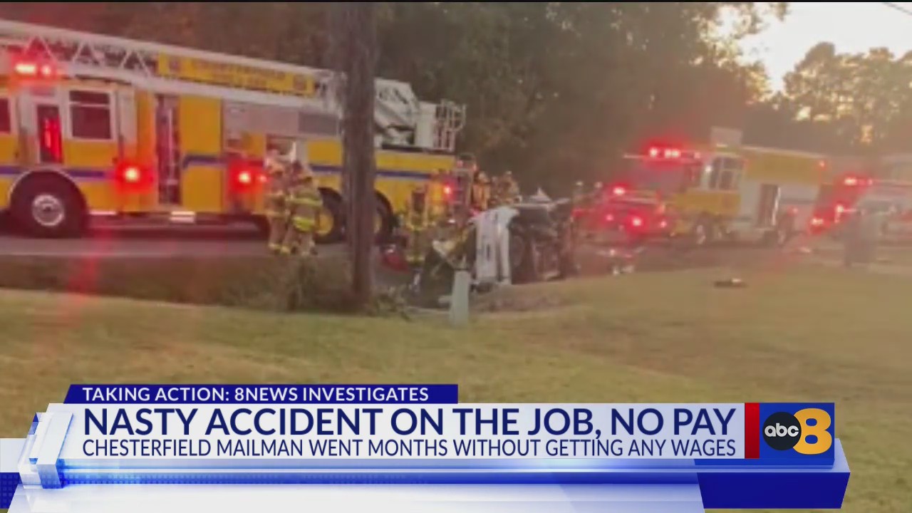 Chesterfield mail carrier injured in accident at work, goes months ...