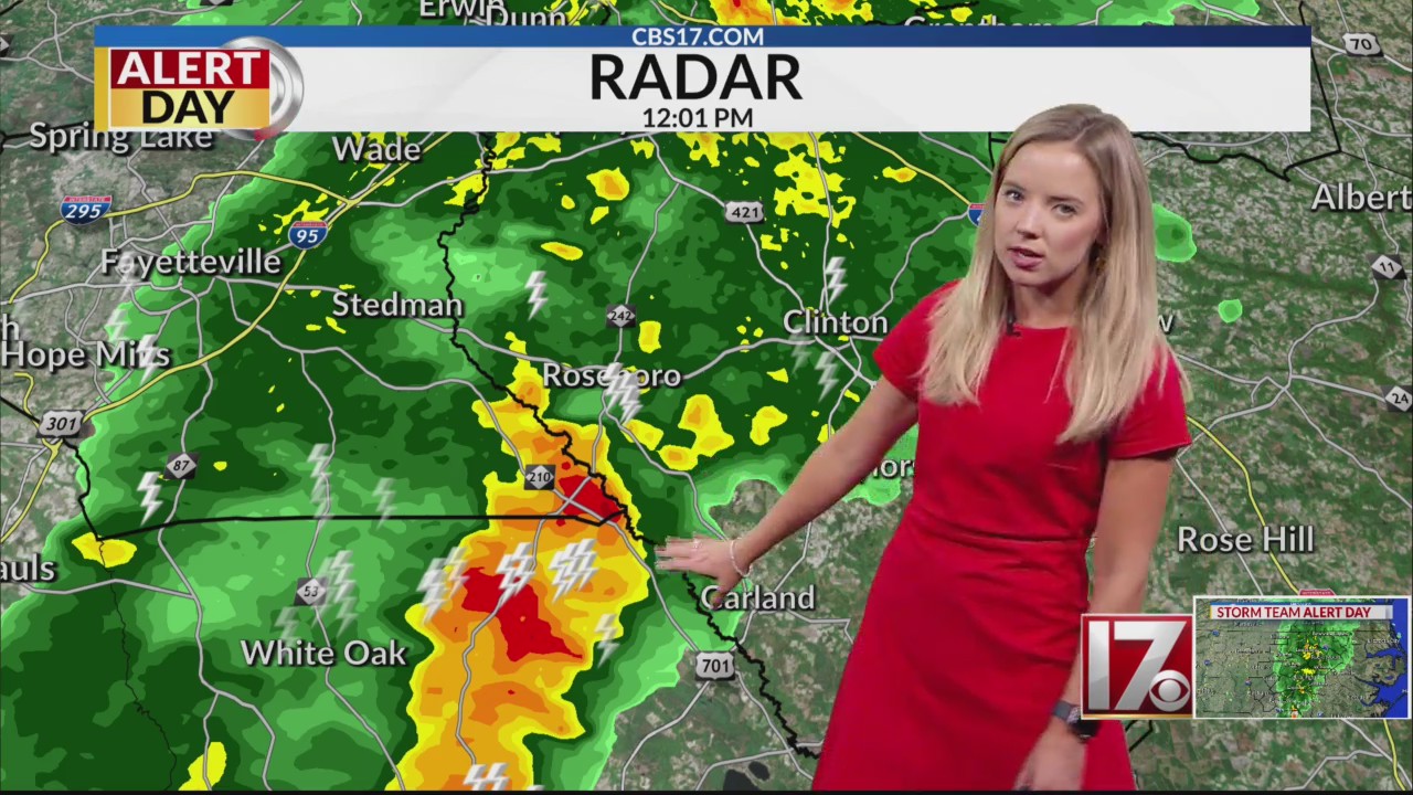 Alert Day radar at noon – CBS17.com