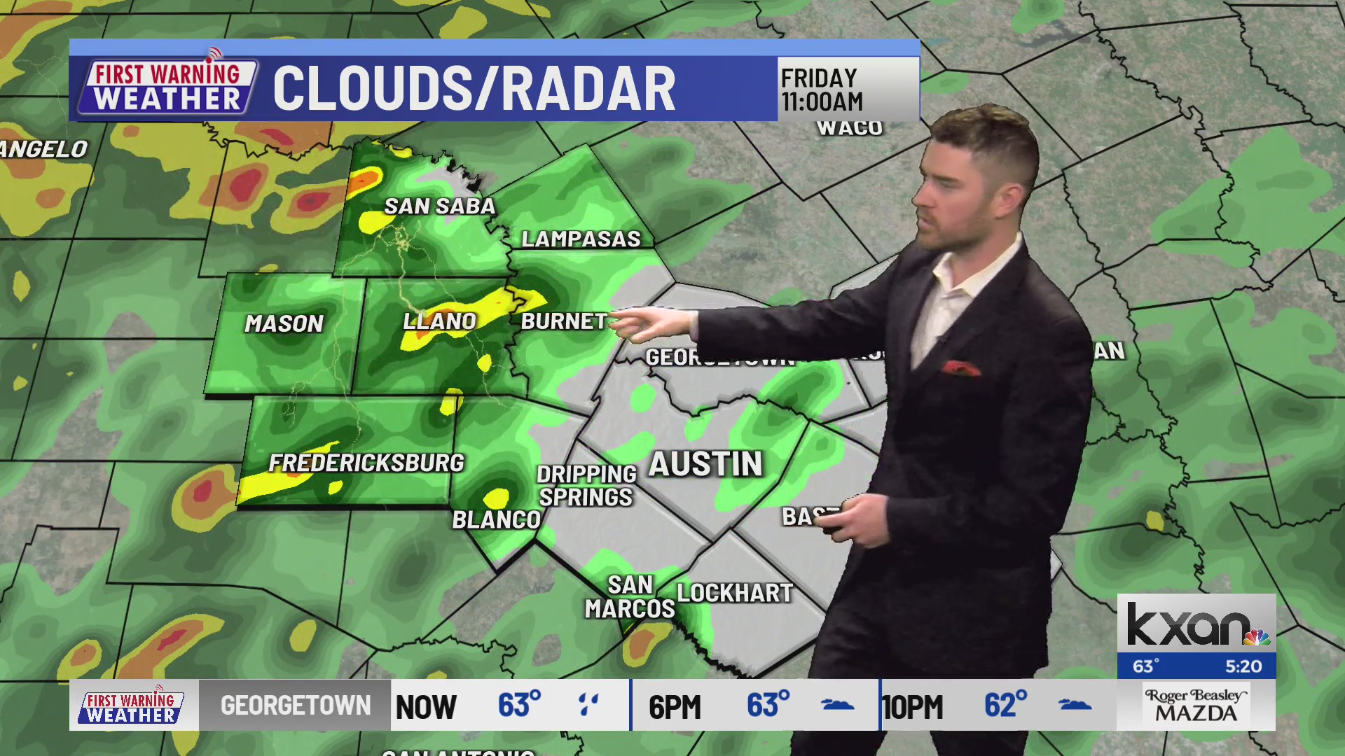 Heavy rain continues into early Saturday morning – KXAN Austin
