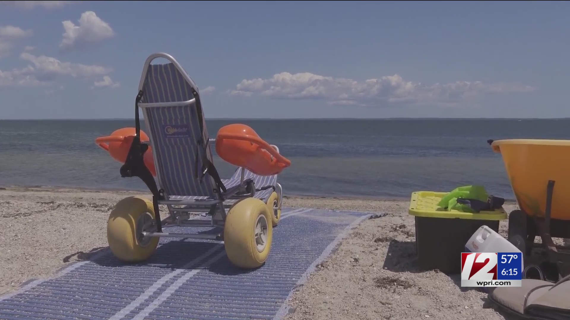 Fairhaven offers handicapped chair, mat so everyone can enjoy the beach ...