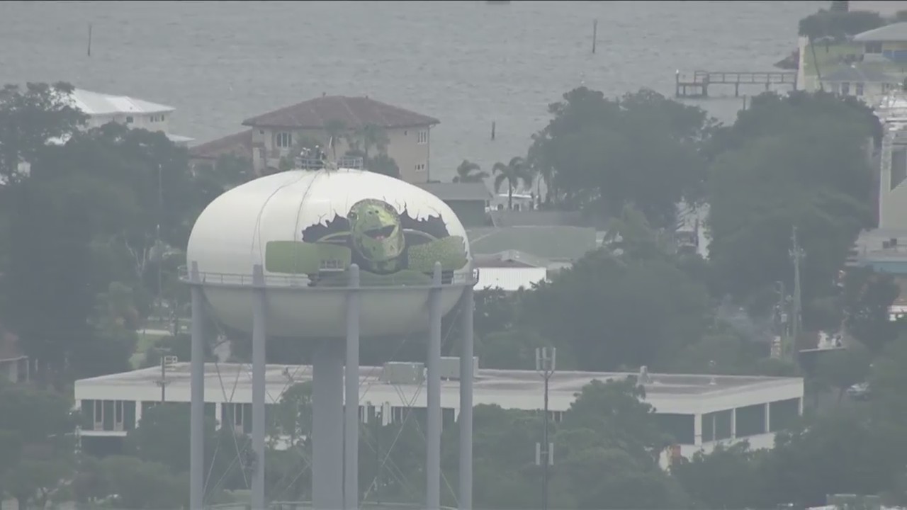 Water tower rescue in Dunedin closes road – WFLA