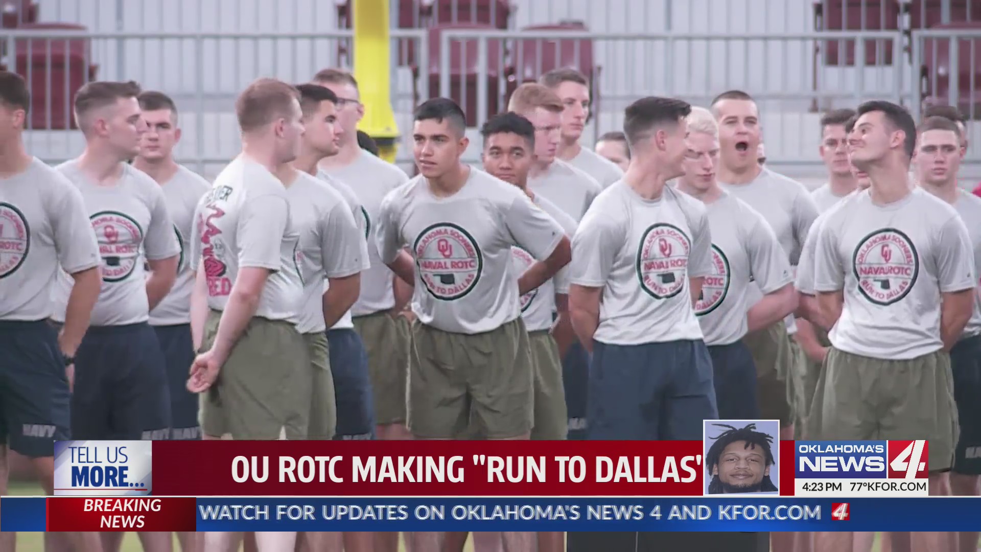 OU ROTC making “Run to Dallas” – KFOR.com Oklahoma City