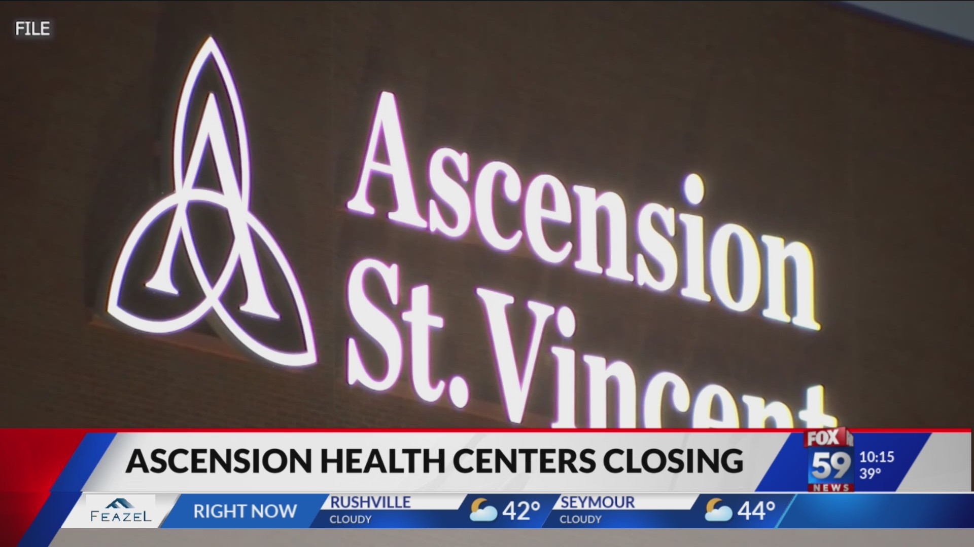 Ascension St. Vincent to shut down additional operations – Fox 59