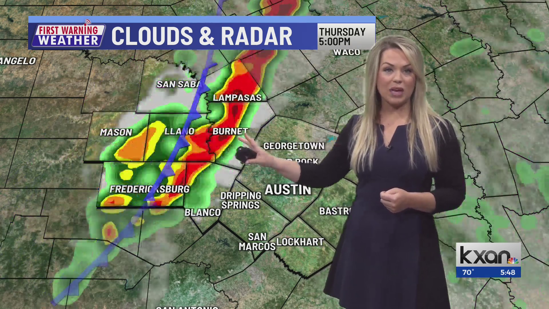 First Warning Weather with Kristen Currie – KXAN Austin