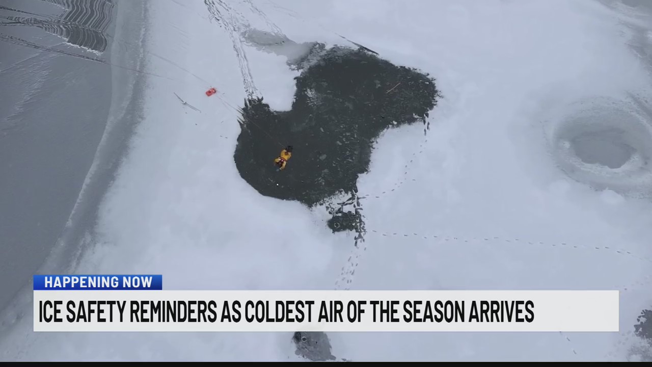 Ice safety reminders as coldest air of the season arrives – NEWS10 ABC