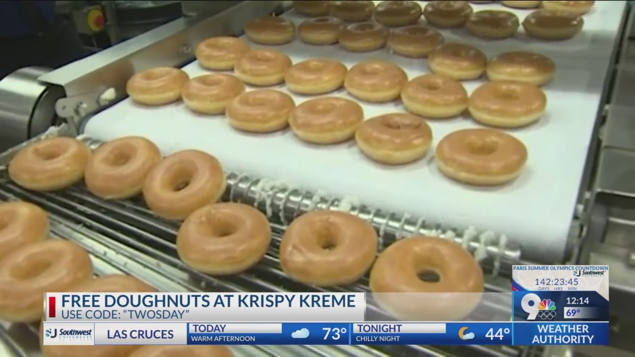 Krispy Kreme giving out free doughnuts for ‘Super TWOsday’ – KTSM 9 News