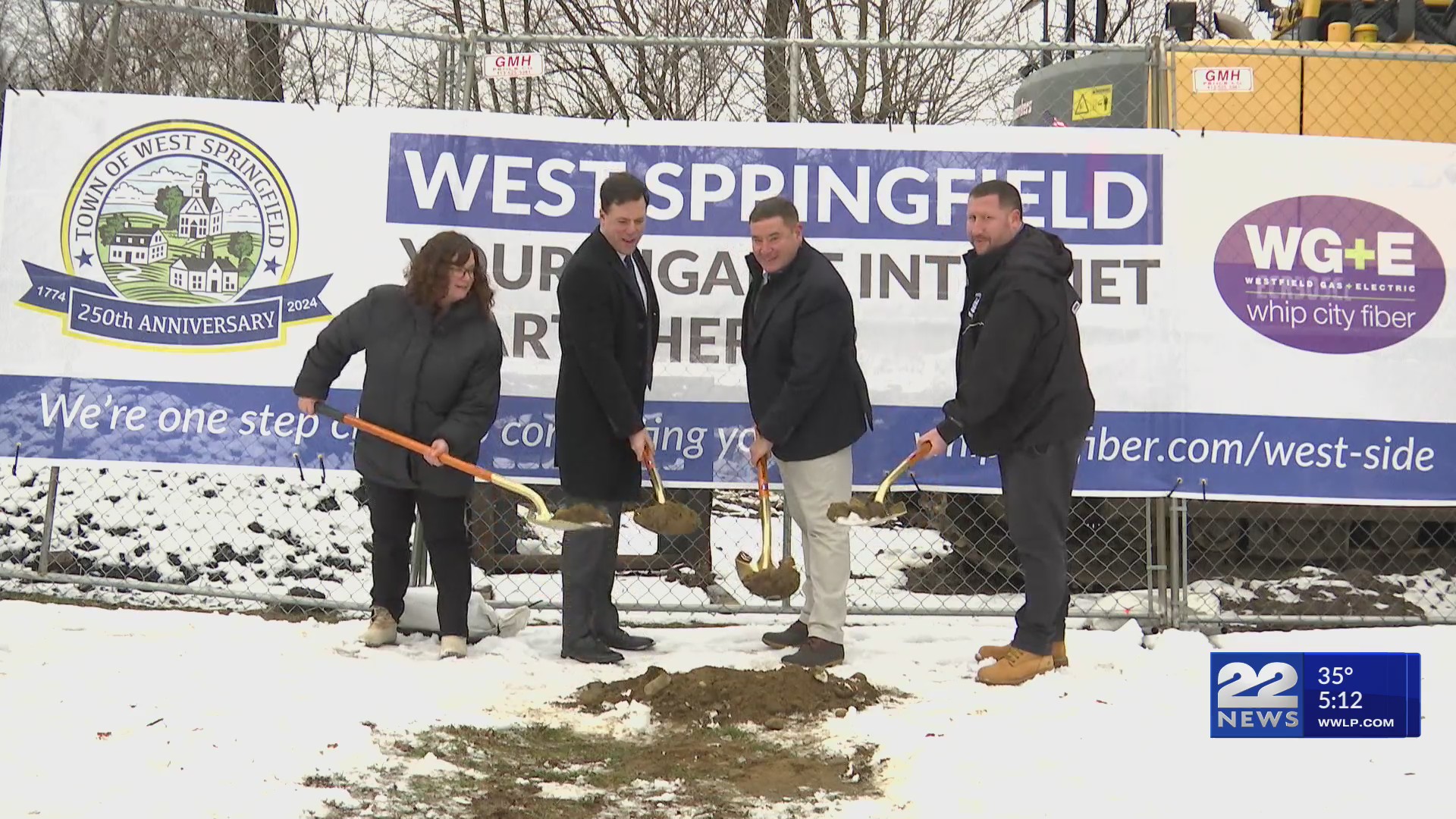 West Springfield breaks ground on first fiber-optic cable hut – WWLP