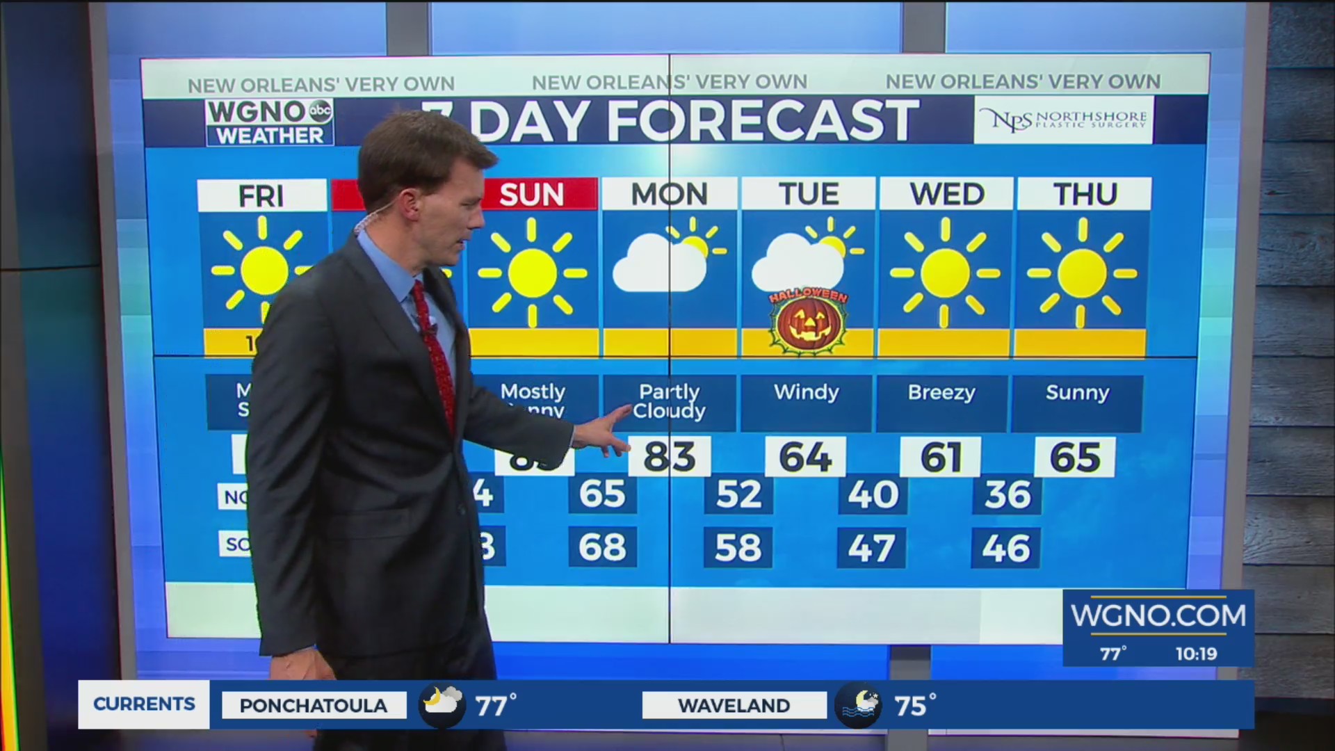 30s on the 7 day for the first time this season! – WGNO